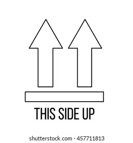 This Side Flat Icon Isolated On Stock Vector (Royalty Free) 1935976963