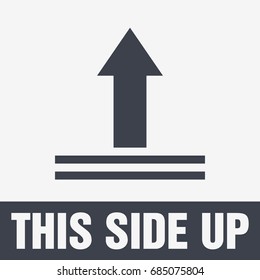 This Side Icon This Way Sign Stock Vector (Royalty Free) 685075822