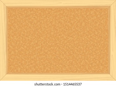This Simple Cork Board Illustration Stock Vector (Royalty Free ...