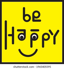 This Simple Logo Word Happy Various Stock Vector (Royalty Free ...
