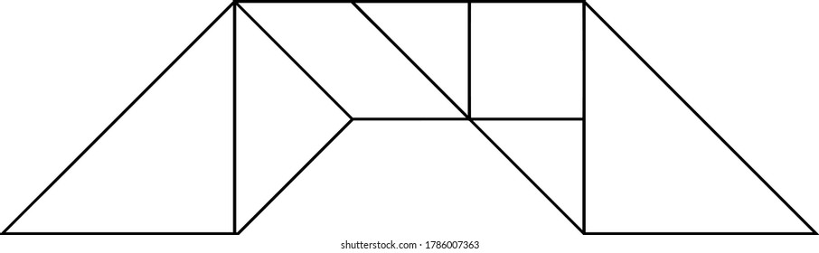 This Single Arch Tangram Tangrams Gives Stock Vector (Royalty Free ...