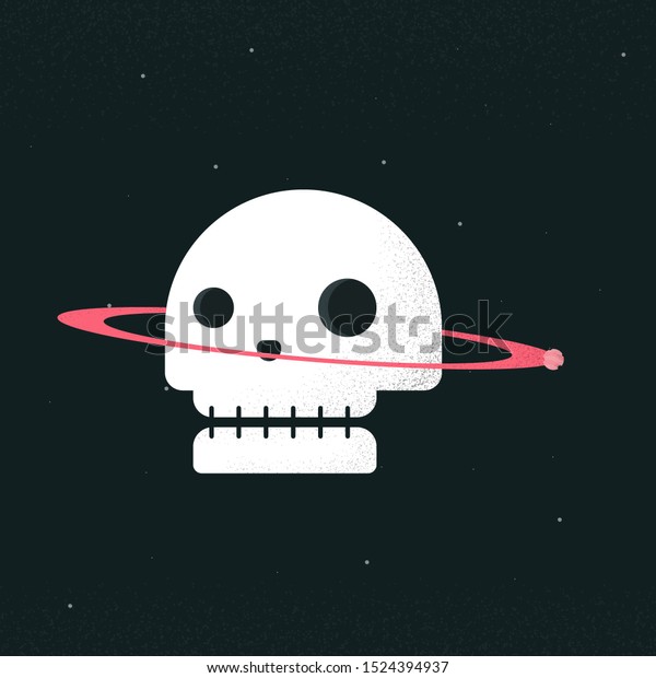 This Skull Planet Death Custom Planet Stock Vector (Royalty Free ...