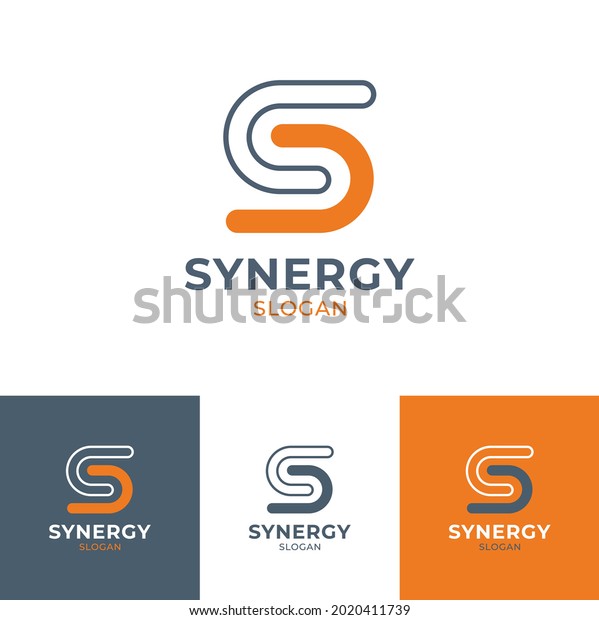 This Synergy Vector Logo Template Stock Vector (Royalty Free ...