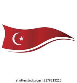 This Vector Turkey Flag Looks Fresh Stock Vector (Royalty Free ...