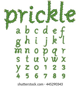 Thorn Alphabet Vector Art Isolated On Stock Vector (Royalty Free ...