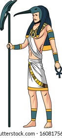 Thoth Cartoon Design Character Vector Art Stock Vector (Royalty Free ...
