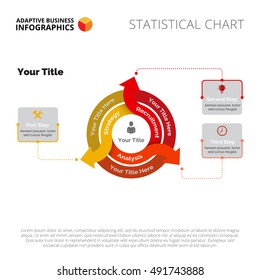 Three Arrows Diagram Template Stock Vector (Royalty Free) 491743888 ...