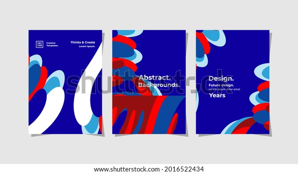Three Attractive Designs Suitable Marketing Introduction Stock Vector ...