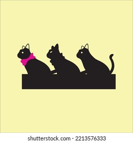 4,700 3 Cats Stock Vectors, Images & Vector Art | Shutterstock