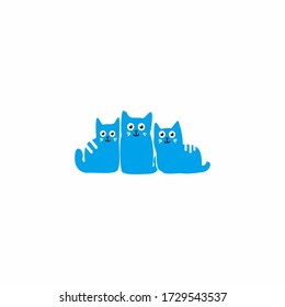 739 Cat With Three Head Vector Images, Stock Photos & Vectors ...