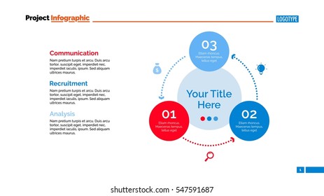 Three Circles Cycle Slide Template Stock Vector (Royalty Free) 547591687