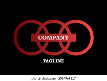 Three Circles Logo Design Template Stock Vector (Royalty Free ...