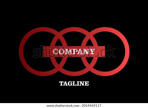 Three Circles Logo Design Template Stock Vector (Royalty Free ...