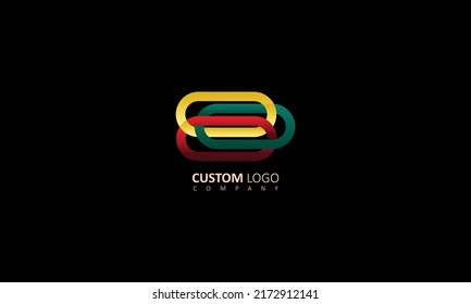 Three Color Logo Designvector Logo Company Stock Vector (Royalty Free ...