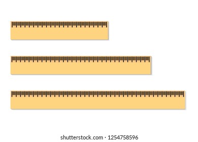 Three Ruler Stock Vector (Royalty Free) 659155063
