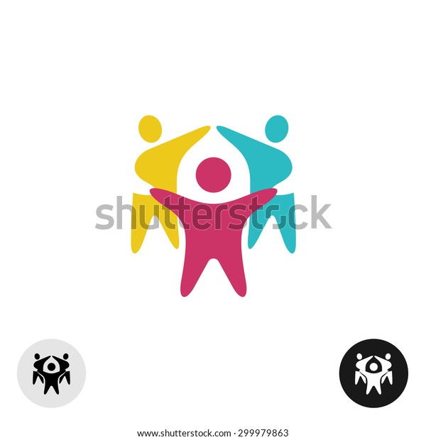 152.343 Logo people together Gambar, Foto Stok & Vektor | Shutterstock