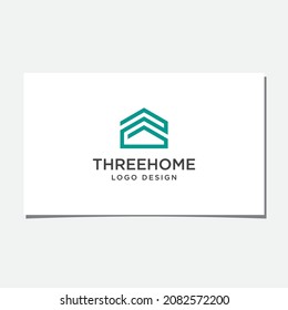 Three Home House Logo Stock Vector (Royalty Free) 2082572200 | Shutterstock