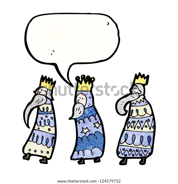 Three Kings Cartoon Stock Vector (Royalty Free) 124579732