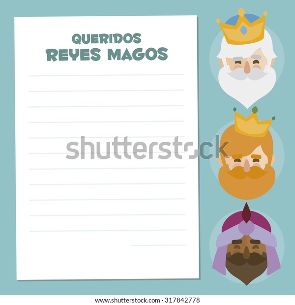 Three Kings Orient Vectorized Letter On: vector de stock (libre de ...
