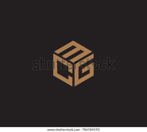 Three Letter Icon Letter Mcg Logo Stock Vector (Royalty Free) 786584590