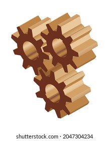 288 3 cogwheel logo Images, Stock Photos & Vectors | Shutterstock