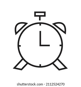 Three Oclock Line Icon Linear Style Stock Vector (Royalty Free ...