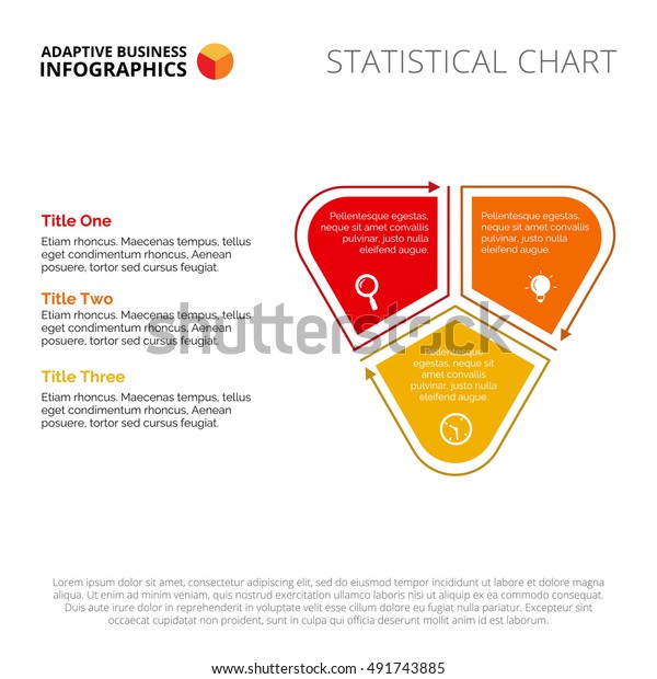 Three Parts Cycle Diagram Template 1 Stock Vector (Royalty Free ...