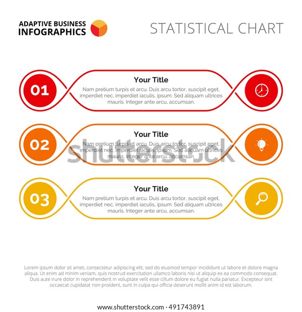 Three Parts Diagram Slide Template Stock Vector (Royalty Free ...