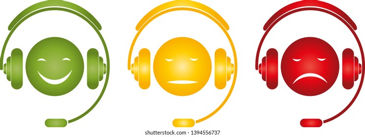 Three People Headset Logo Stock Vector (Royalty Free) 1394556737 ...
