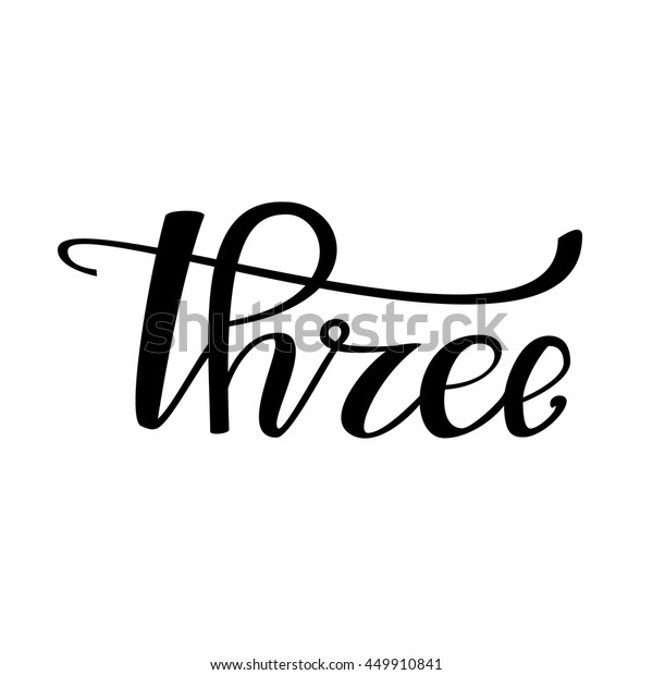 Three Phrase Hand Drawn Lettering Phrase Stock Vector (Royalty Free ...