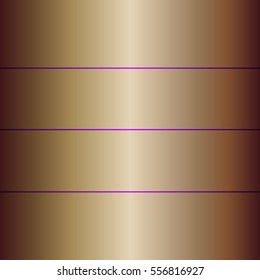 Three Shiny Purple Lines Gold Background Stock Vector (Royalty Free ...