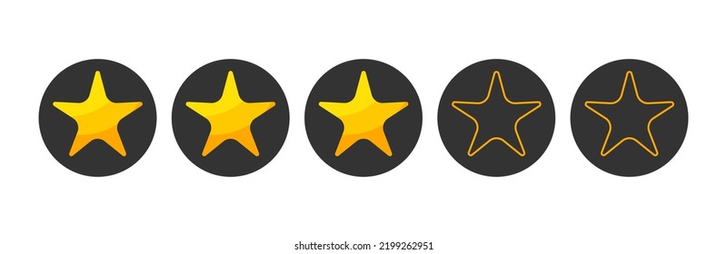 5,337 Three Star Rating Images, Stock Photos & Vectors | Shutterstock