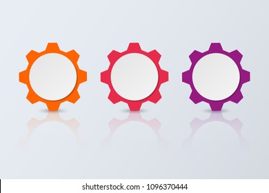 20 Infographic three components circular Images, Stock Photos & Vectors ...