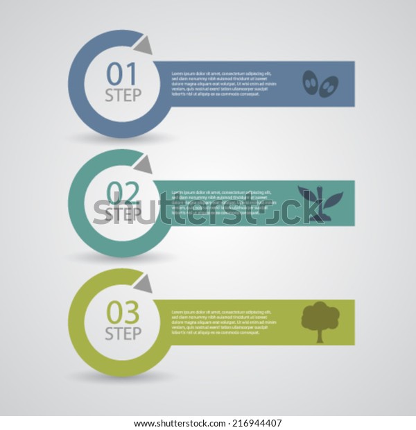 Three Steps Plant Growth Eps10 Vector Stock Vector (Royalty Free ...