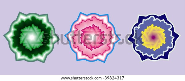 Three Vector Symbols Stock Vector (Royalty Free) 39824317 | Shutterstock