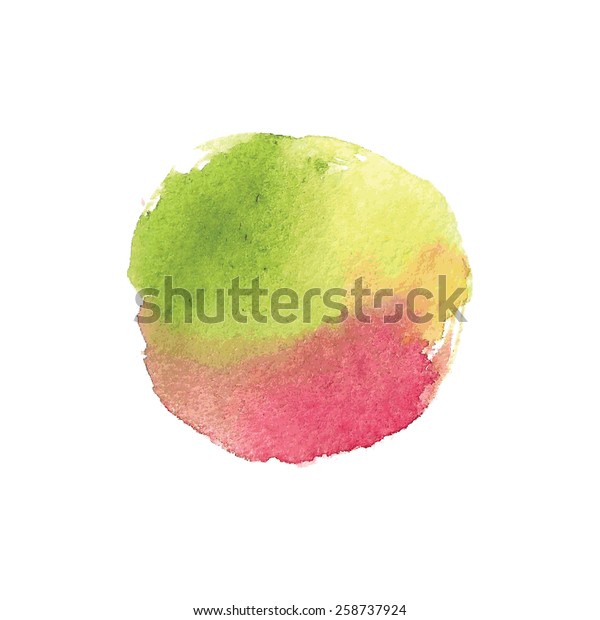Threecolor Watercolor Texture Vector Illustration Stock Vector (Royalty ...