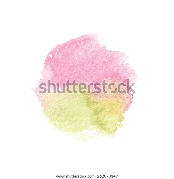 Threecolor Watercolor Texture Vector Illustration Stock Vector (Royalty ...