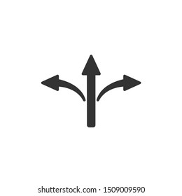 Threeway Icon Stock Vector (Royalty Free) 778126060