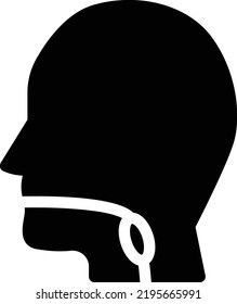 Throat Vector Illustration On Transparent Backgroundpremium Stock ...