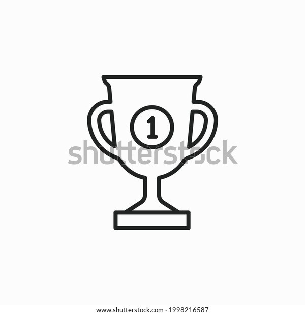 Throphy Icon Champion Vector Winner Illustration Stock Vector (Royalty ...