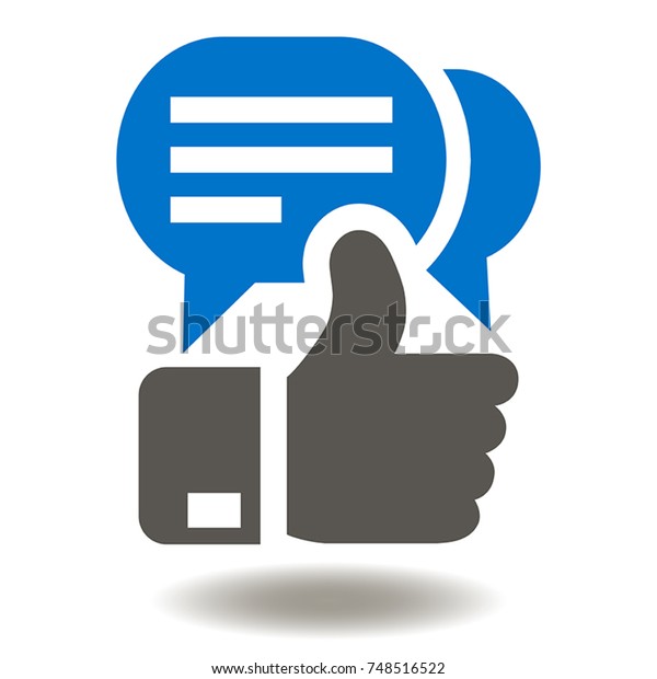 Pousser vers le haut Speech Bubbles : image vectorielle de stock (libre ...