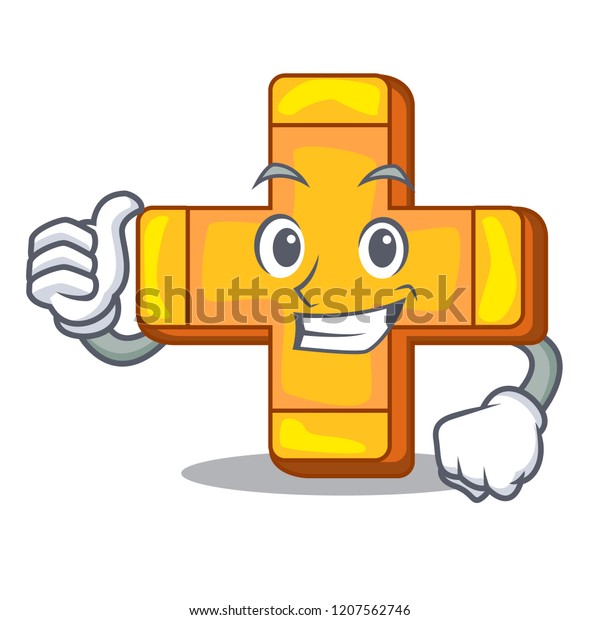 Thumbs Cartoon Plus Sign Logo Concept Stock Vector (Royalty Free ...