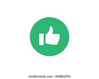 Thumbs Upvote Vector Icon Sign Symbol Stock Vector (Royalty Free ...