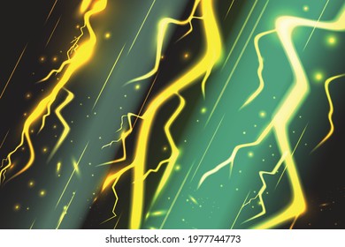 Thunder Bolt Design Illustrotor Background Stock Vector (Royalty Free ...
