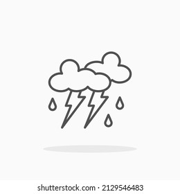 1,263 Thunder pixel Images, Stock Photos & Vectors | Shutterstock