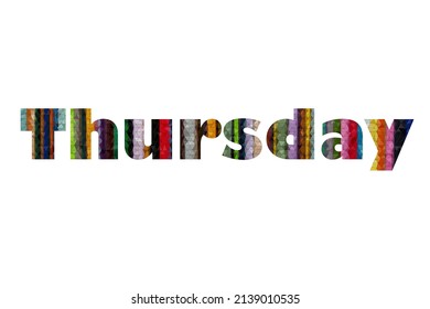 27,391 Thursday text Images, Stock Photos & Vectors | Shutterstock