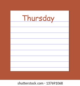 Do List Template Minimalist Design Stock Vector (Royalty Free ...