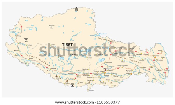 3,123 Tibet Map Images, Stock Photos & Vectors | Shutterstock