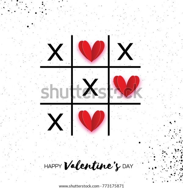 Tic Tac Toe Game Criss Cross Stock Vector (Royalty Free) 773175871 ...