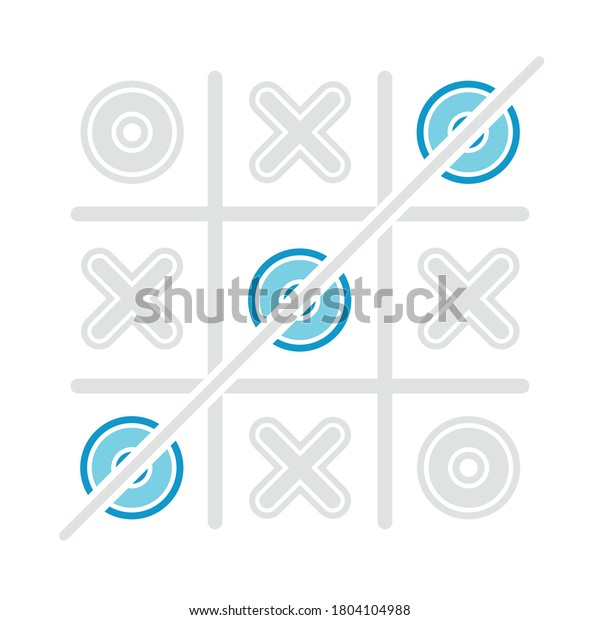 Tic Tac Toe Tick Tack Toe Stock Vector (Royalty Free) 1804104988 ...